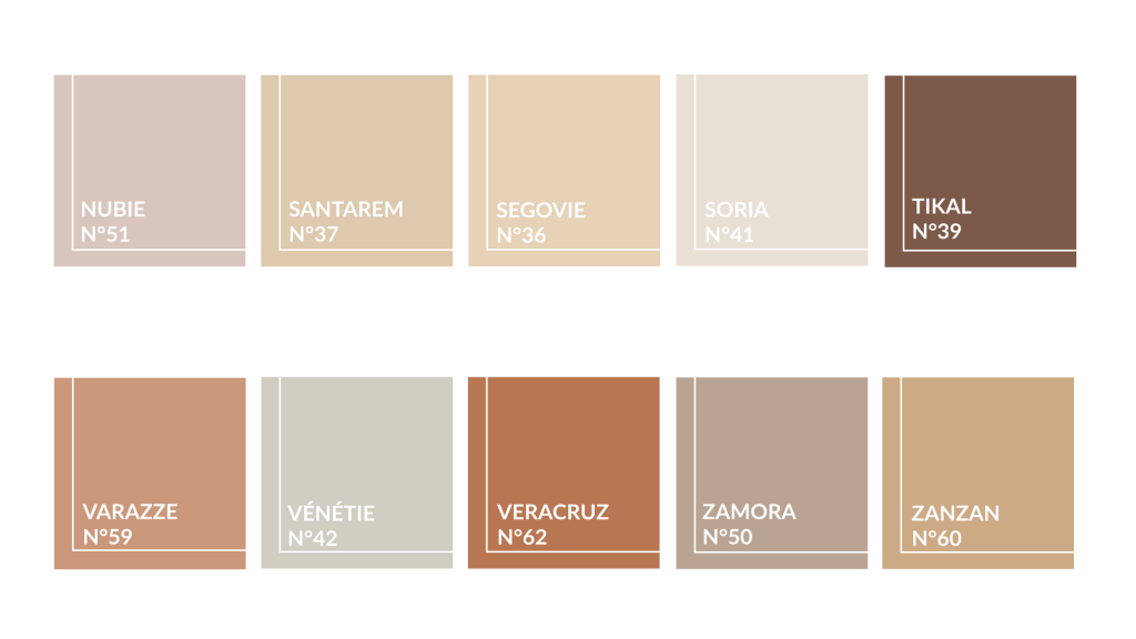 Nuancier Terre - Holi Déco